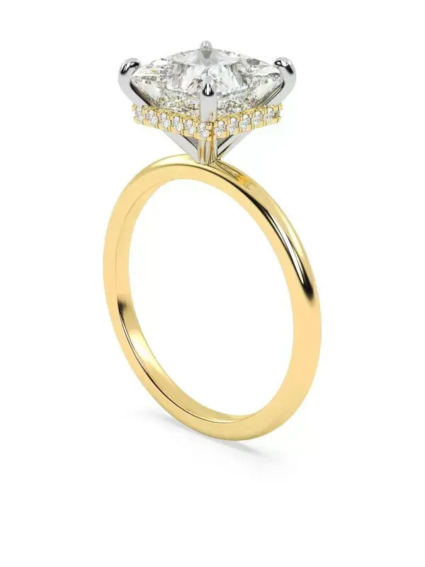 TILLA 14k Yellow Lab-grown Diamond Solitaire Ring