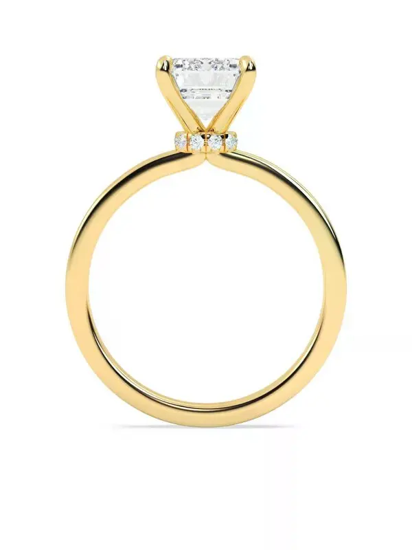 TILLA 14k Yellow Lab-grown Diamond Solitaire Ring