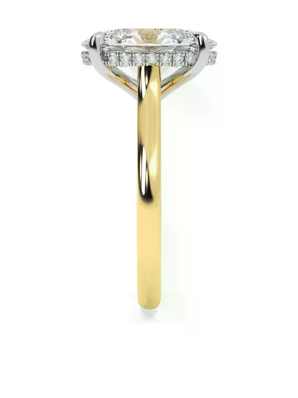 TILLA 14k Yellow 4.11 Carat Diamond Solitaire Ring