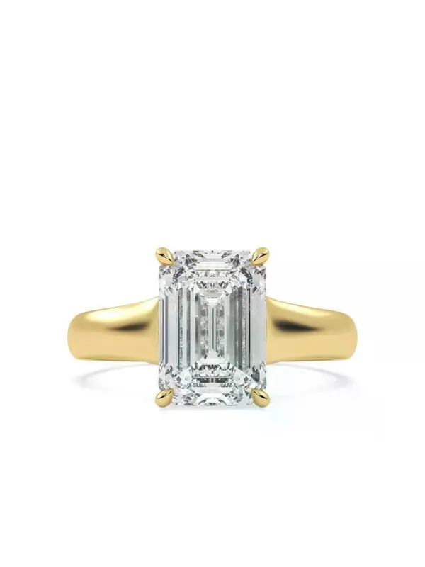 TILLA 14k Yellow Diamond Solitaire Ring