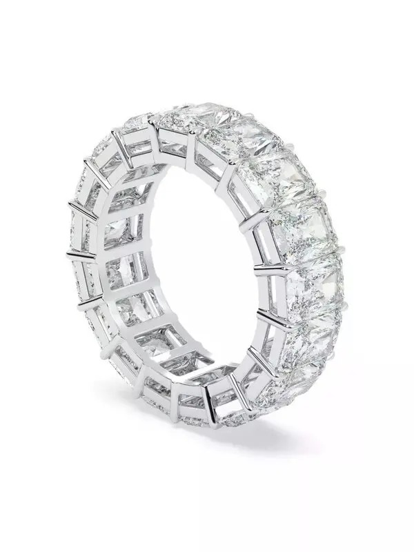 TILLA 14k White Gold Diamond Eternity Ring