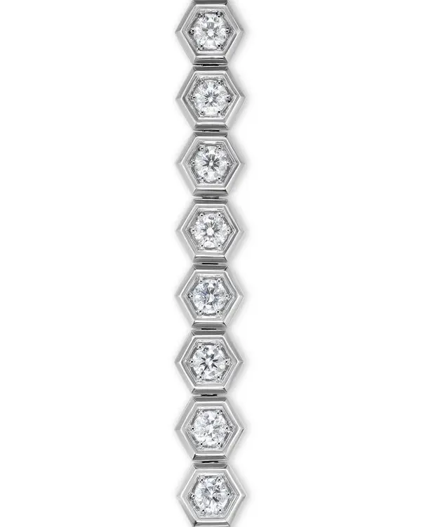David Yurman Hex Pave Tennis Bracelet