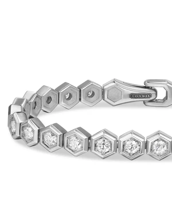 David Yurman Hex Pave Tennis Bracelet
