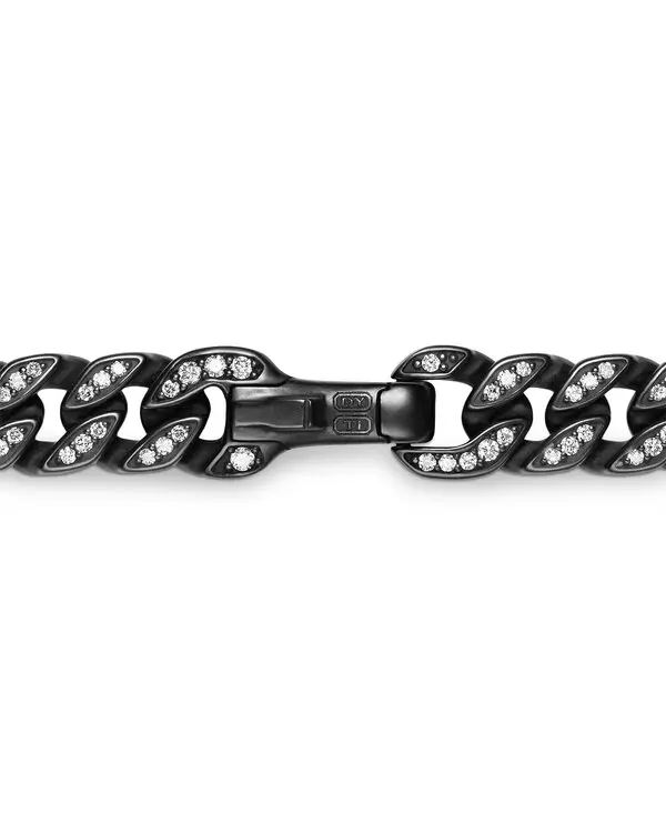 David Yurman Curb Chain Diamond Necklace