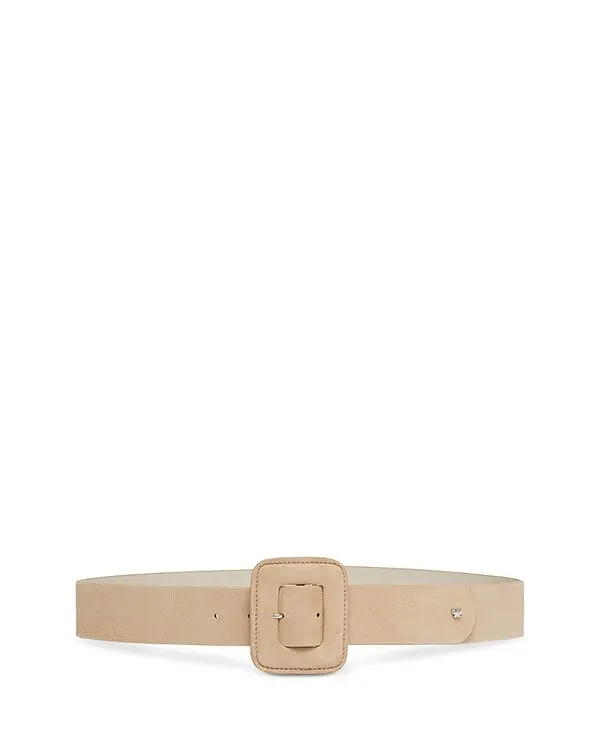 Max Mara Suede Belt - Mustard