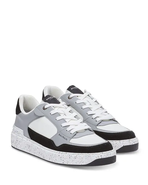 Balmain B-court Sneakers - Black/grey