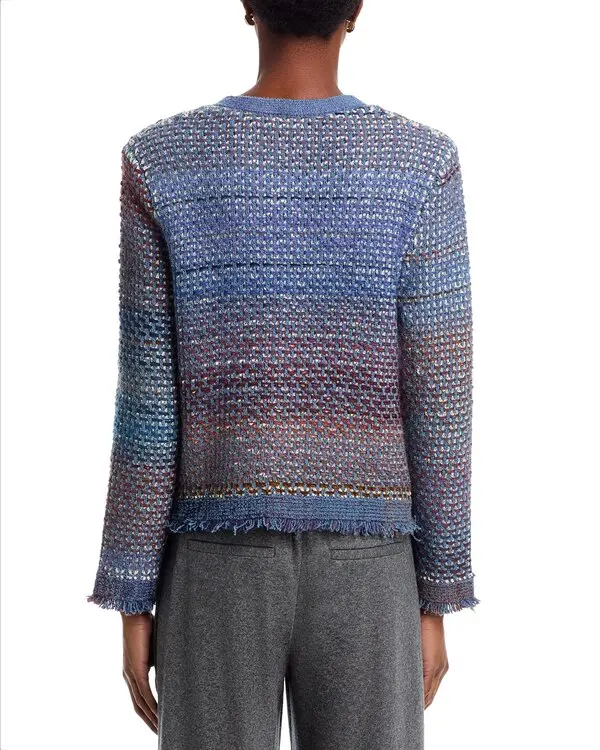 Veronica Beard Sariyah Knit Jacket - Ocean Multi