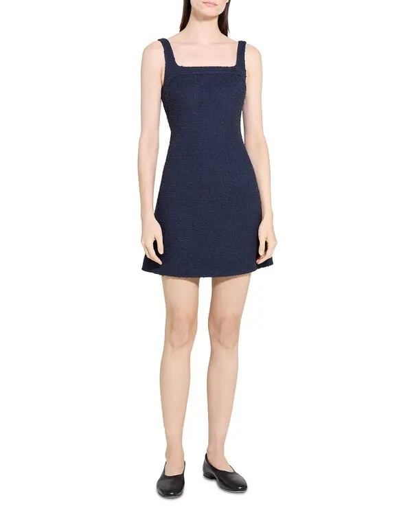 Theory Square Neck Mini Dress