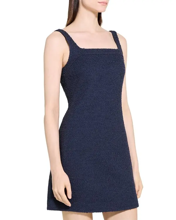 Theory Square Neck Mini Dress
