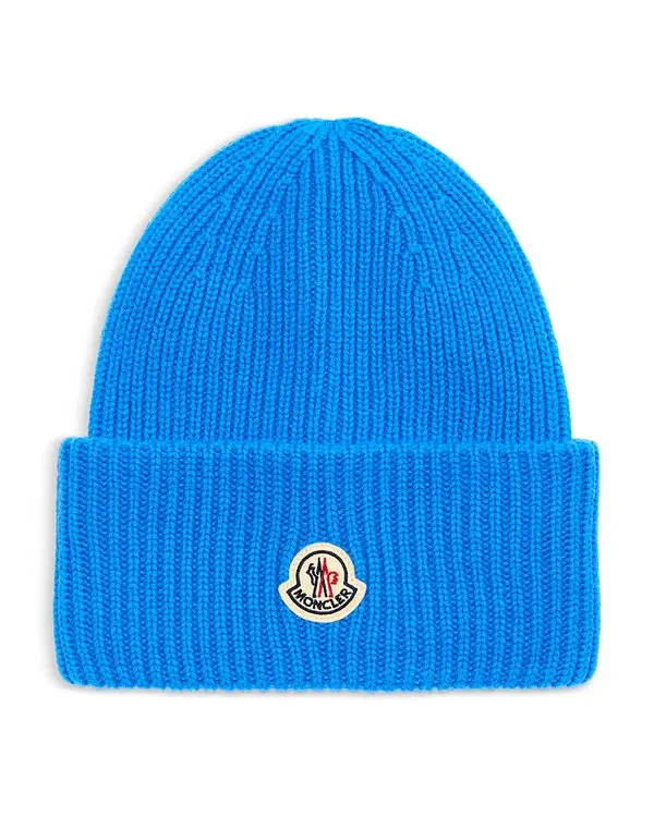 Moncler Wool & Cashmere Beanie - Pastel Blue