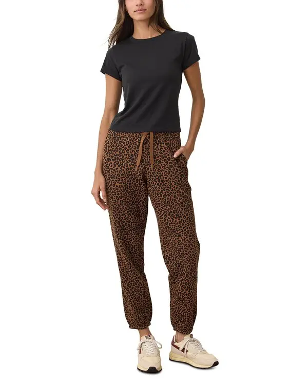 Marine Layer Cloud 9 Print Sweatpants - Leopard