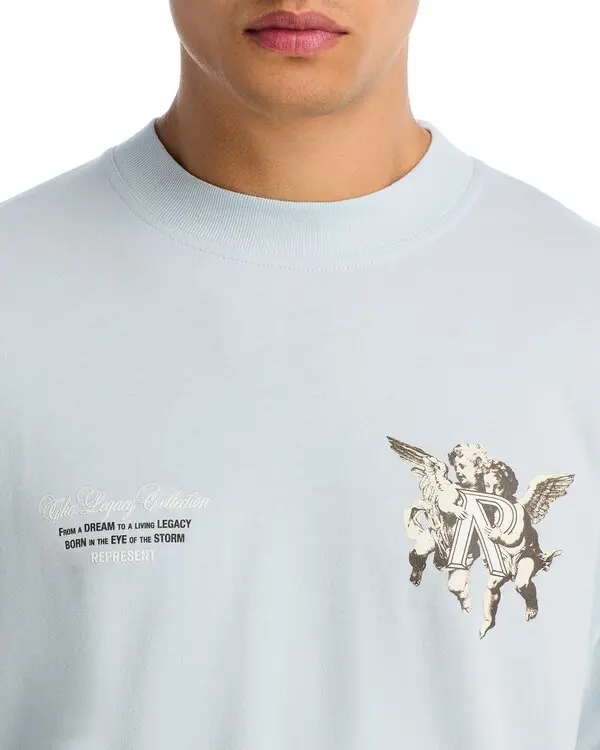REPRESENT Oversized Legacy Cherubs Tee - Cloud