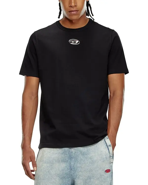 DIESEL® T-adjust-od Cotton Tee - Deep/black
