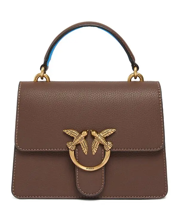 Pinko Love One Top Handle Mini Leather Handbag