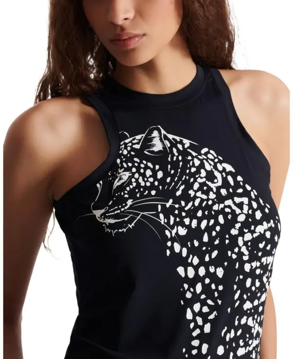 Balmain Leopard Print Tank Top