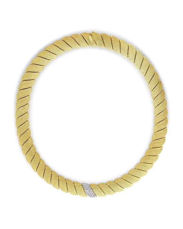 Roberto Coin 18k White And Yellow San Marco Collar Necklace - Gold