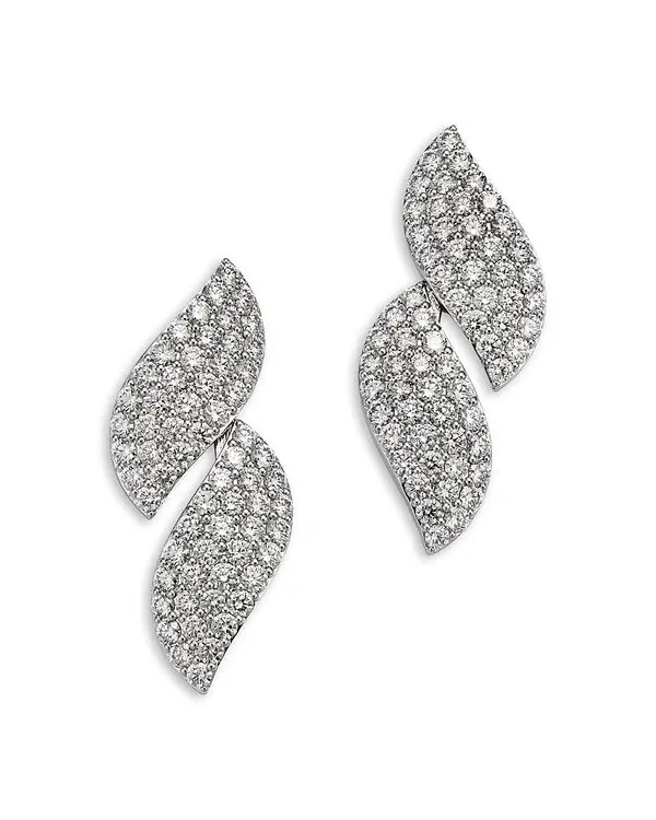Roberto Coin 18k Gold San Marco Diamond Drop Earrings - White