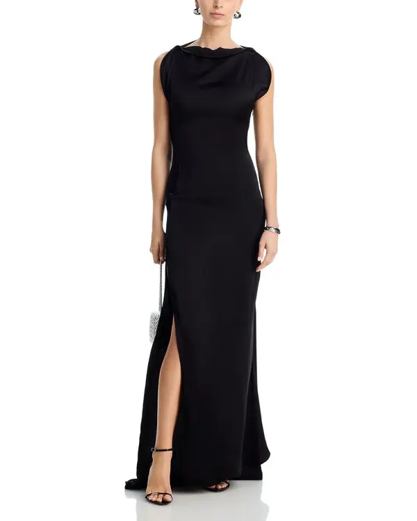 Victoria Beckham Sleeveless Draped Dress