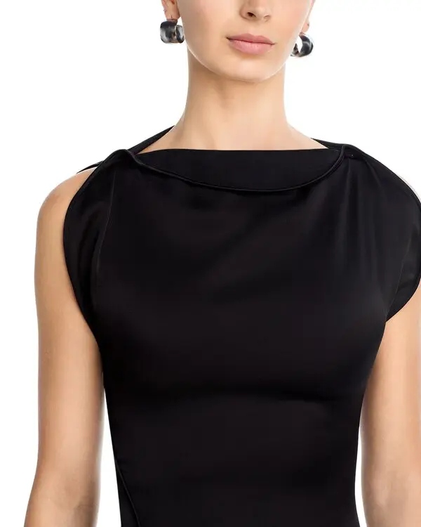 Victoria Beckham Sleeveless Draped Dress