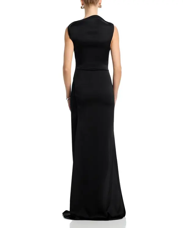 Victoria Beckham Sleeveless Draped Dress