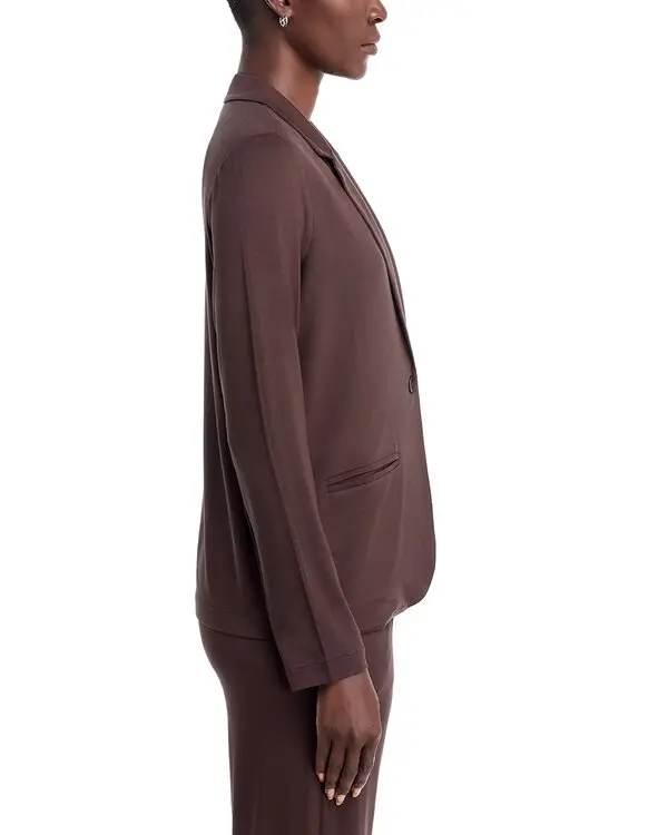 Majestic Filatures Knit One Button Blazer