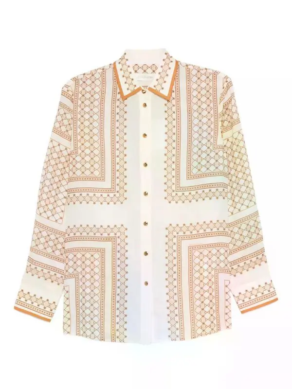 Zimmermann Geometric-print Buttoned Shirt