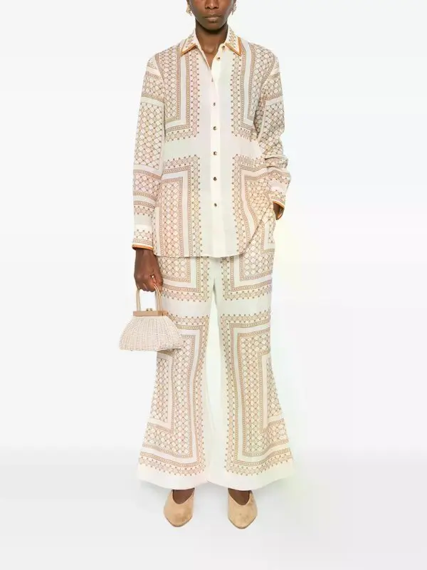 Zimmermann Geometric-print Buttoned Shirt