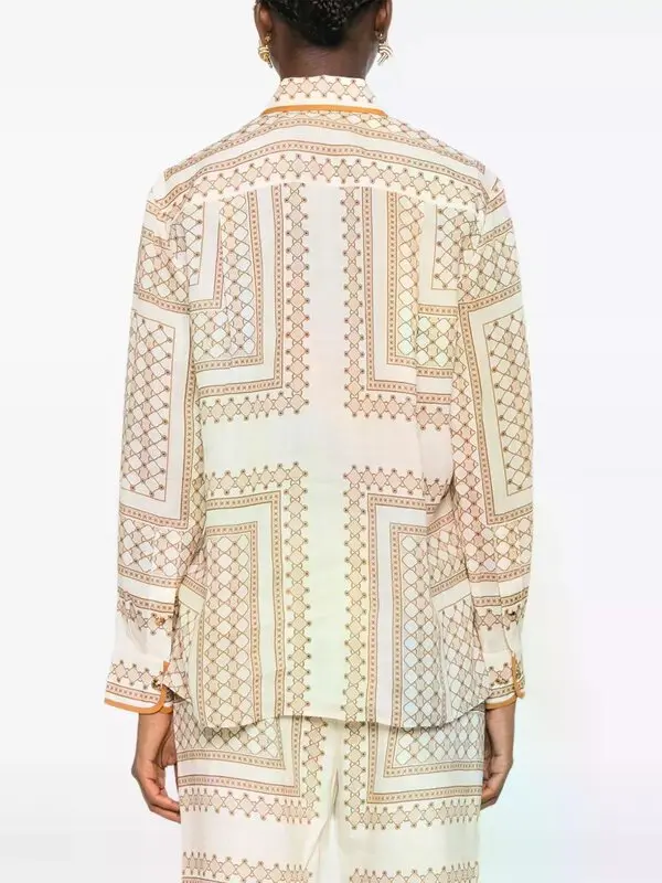 Zimmermann Geometric-print Buttoned Shirt
