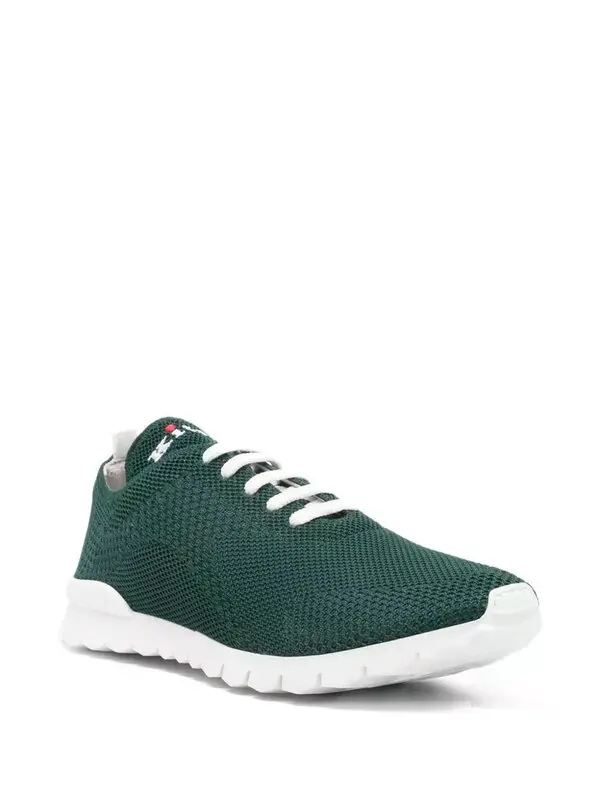 Kiton Logo-embroidered Sneakers - Green