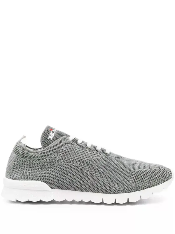 Kiton Logo-embroidered Sneakers - Grey