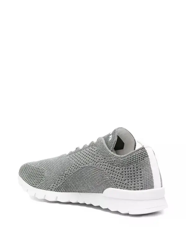 Kiton Logo-embroidered Sneakers - Grey