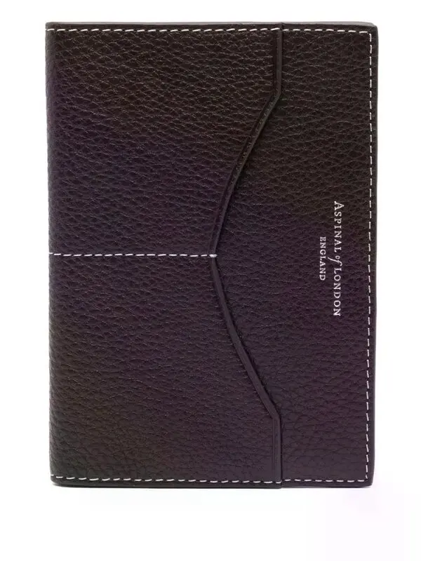 ASPINAL OF LONDON Hudson Passport Cover - Red