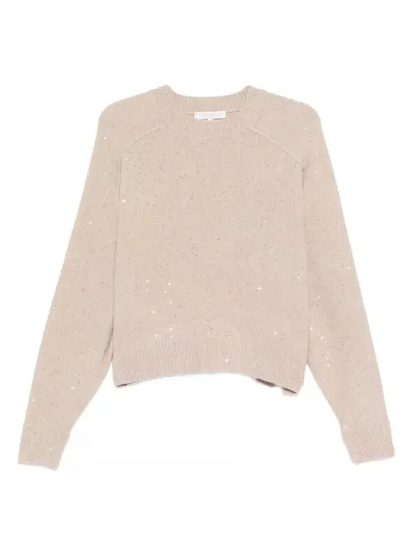 Antonelli Firenze Sequin-embellished Sweater - Neutrals