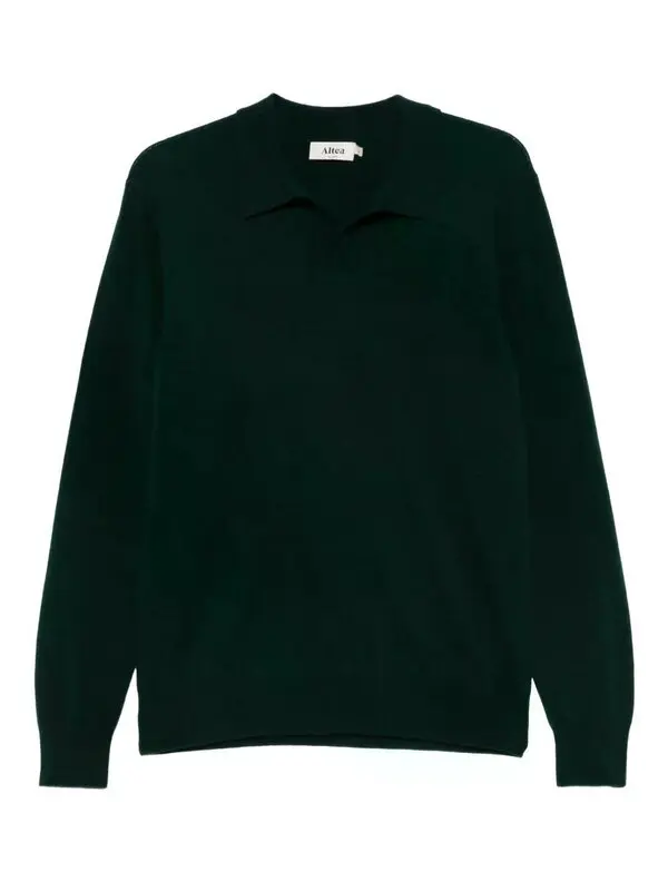 Altea Polo-collar Fine Knit Sweater