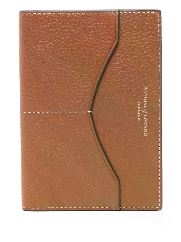 ASPINAL OF LONDON Hudson Passport Cover - Brown