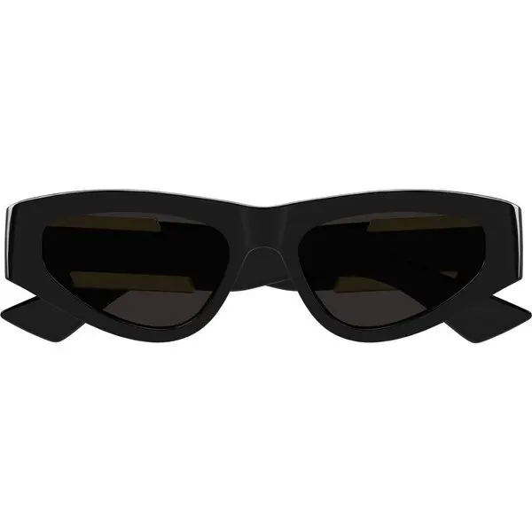 Bottega Veneta 53mm Cat Eye Sunglasses - Black