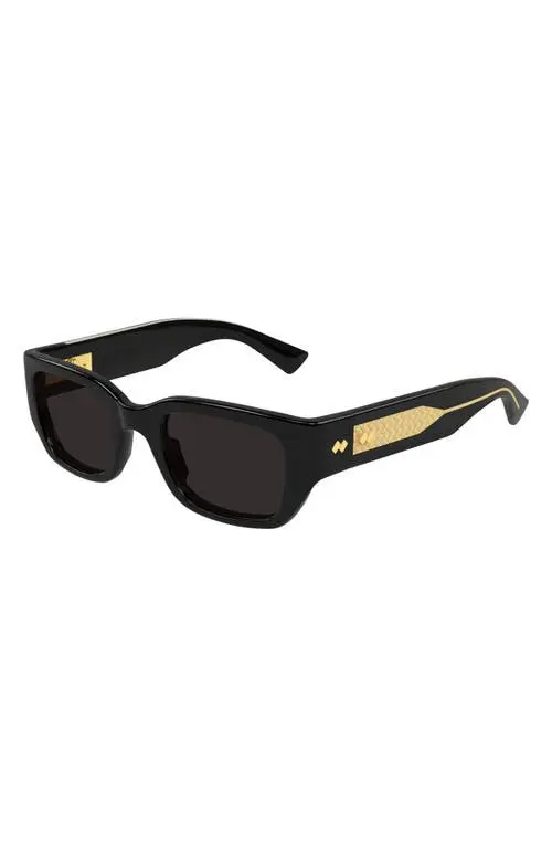 Bottega Veneta 51mm Rectangular Sunglasses