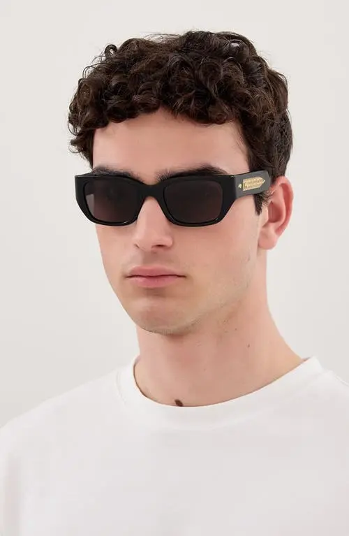 Bottega Veneta 51mm Rectangular Sunglasses