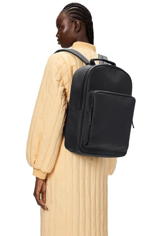 Rains Large Book Daypack - Black