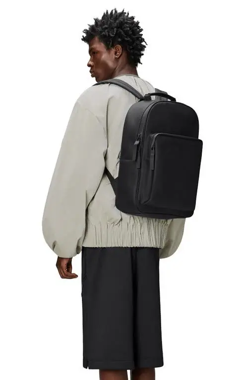 Rains Large Book Daypack - Black