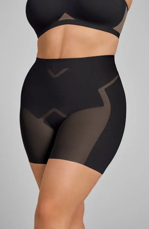 HONEYLOVE Meshsculpt Mid Rise Shaper Shorts - Vamp