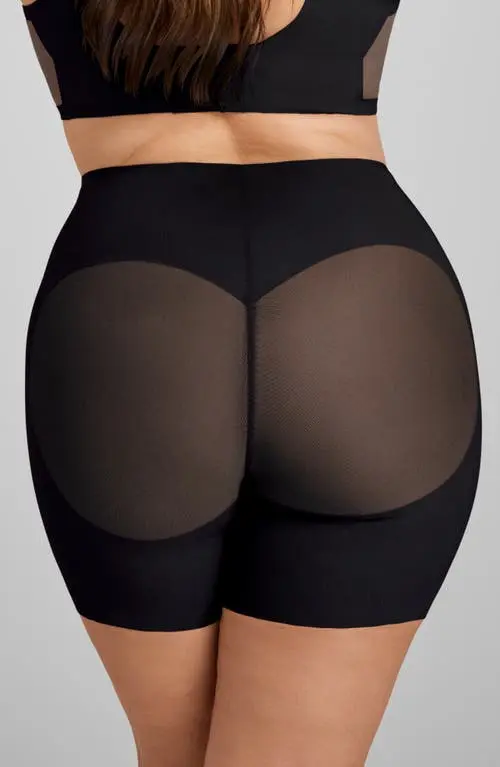 HONEYLOVE Meshsculpt Mid Rise Shaper Shorts - Vamp