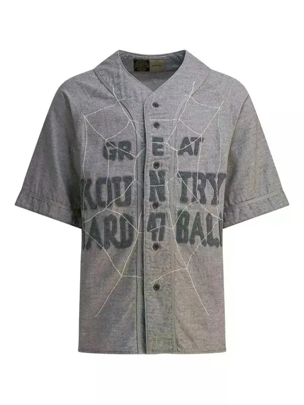 Kapital Text-print Buttoned Shirt