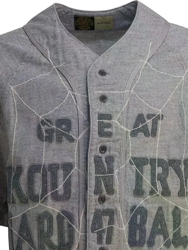 Kapital Text-print Buttoned Shirt