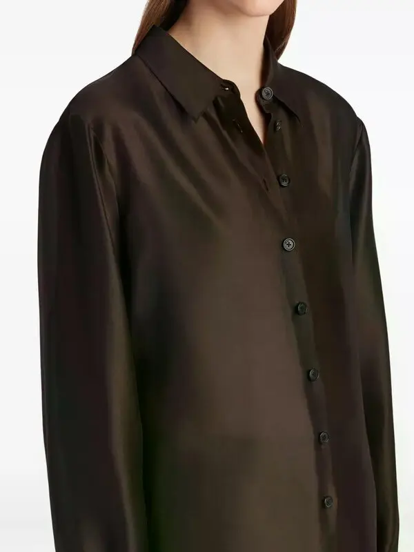 Khaite Auryn Shirt - Brown
