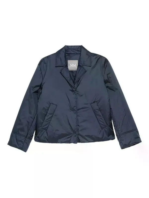 Max Mara Quilted-lapels Jacket - Blue