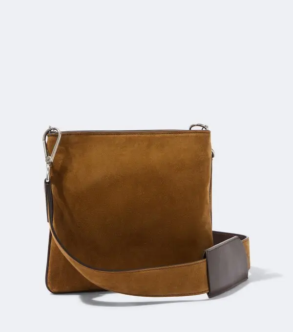 METIER Slide Suede Messenger Bag