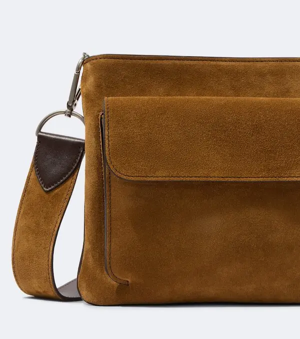 METIER Slide Suede Messenger Bag