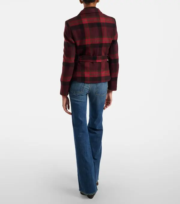 Polo Ralph Lauren Plaid Wool-blend Tweed Blazer