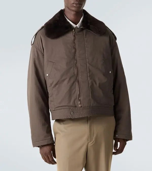 Auralee Cotton Gabardine Blouson Jacket